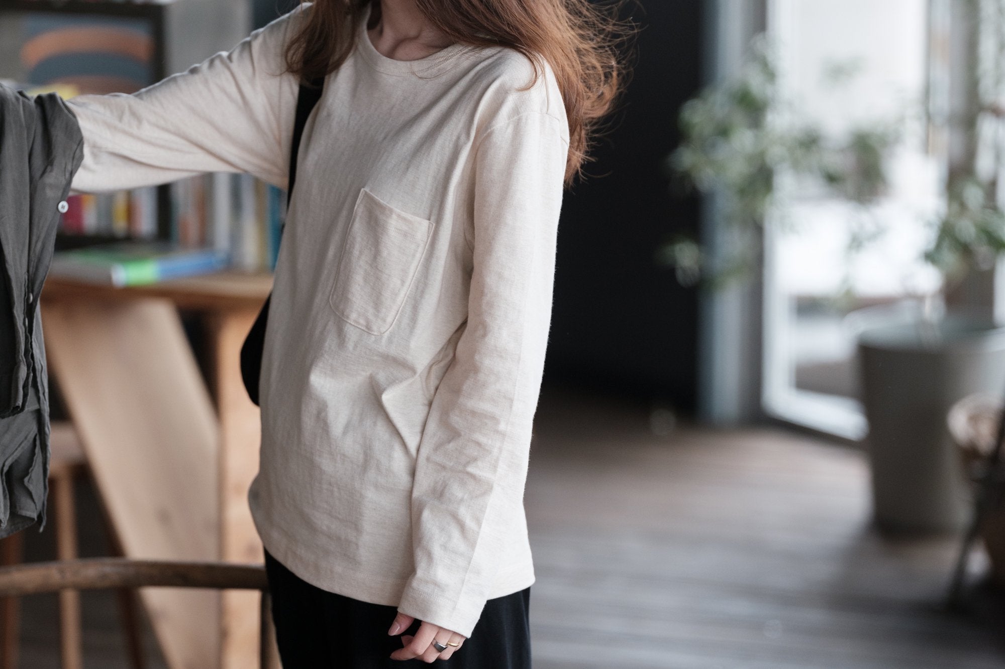 種から作ったロングスリーブTシャツ｜yohaku